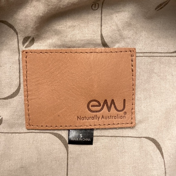 Emu | Jackets & Coats | Emu Australia Sheepskin Leather Asymmetrical ...